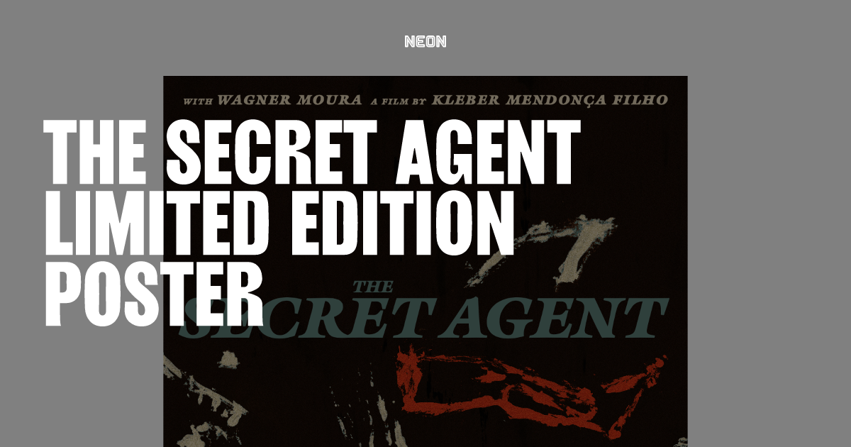 THE SECRET AGENT Limited Edition Poster
