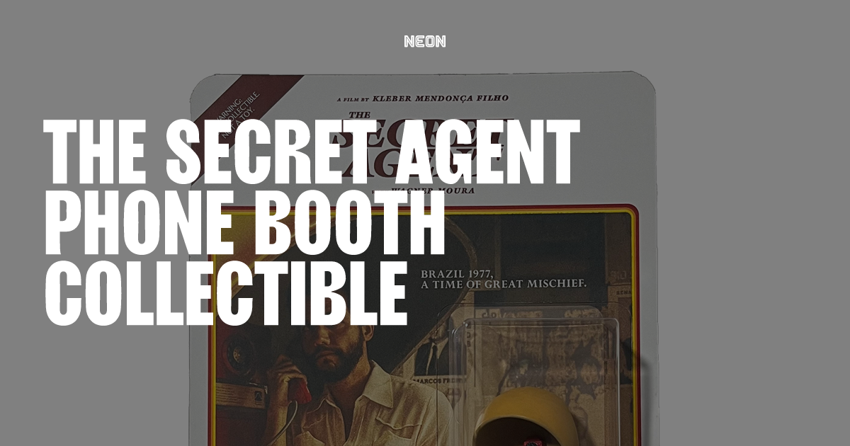 THE SECRET AGENT Phone Booth Collectible